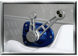 Side Mount Billet Throttle/Shifter - RH - Marine Industries West